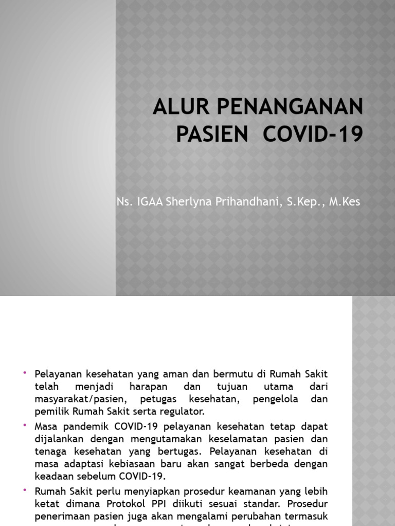 Protokol Penanganan Pasien COVID-19 | PDF | Sains & Matematika