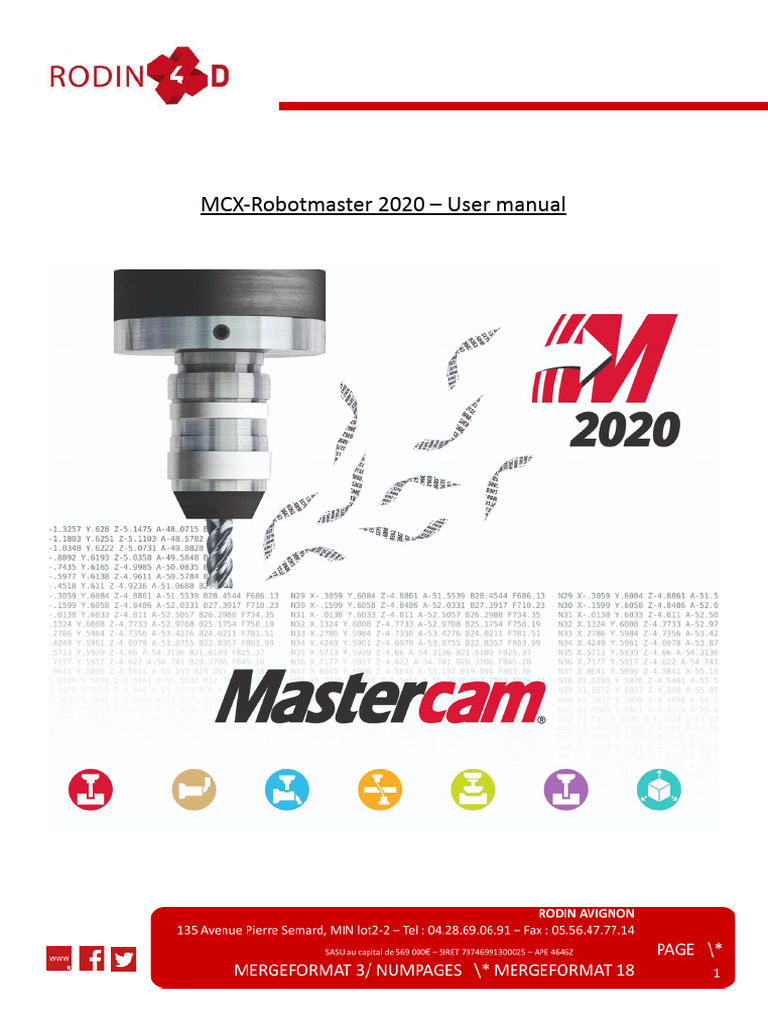 MCX-Robotmaster 2020 - User Manual | PDF | Graphical User Interfaces | 3 D Computer Graphics