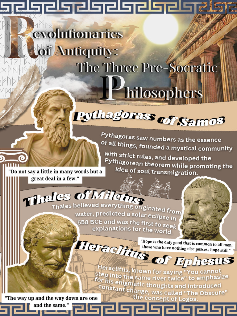 Ancient Greek Philosophers Overview | PDF | Ancient Greece | Ancient ...