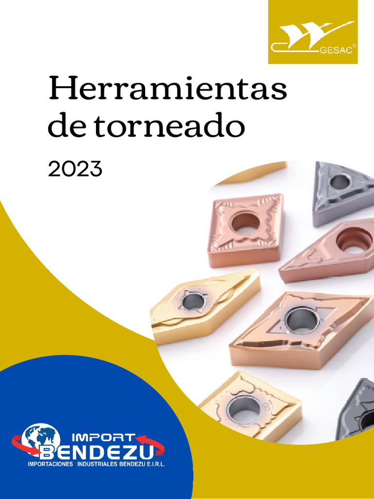 Catalogo Torneado Gesac Espanol | PDF | Revestimiento | Acero