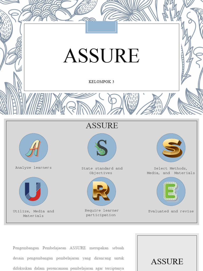 ASSURE | PDF | Karier & Perkembangan
