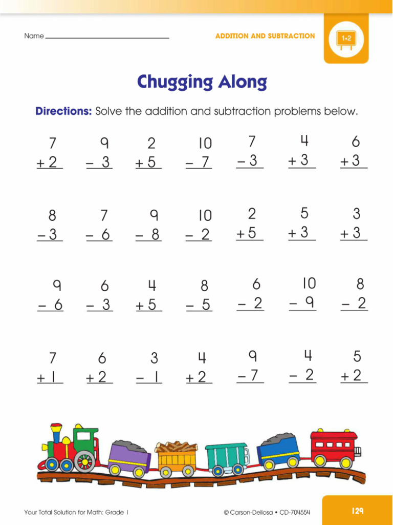 1st Grade Math - 2 | PDF