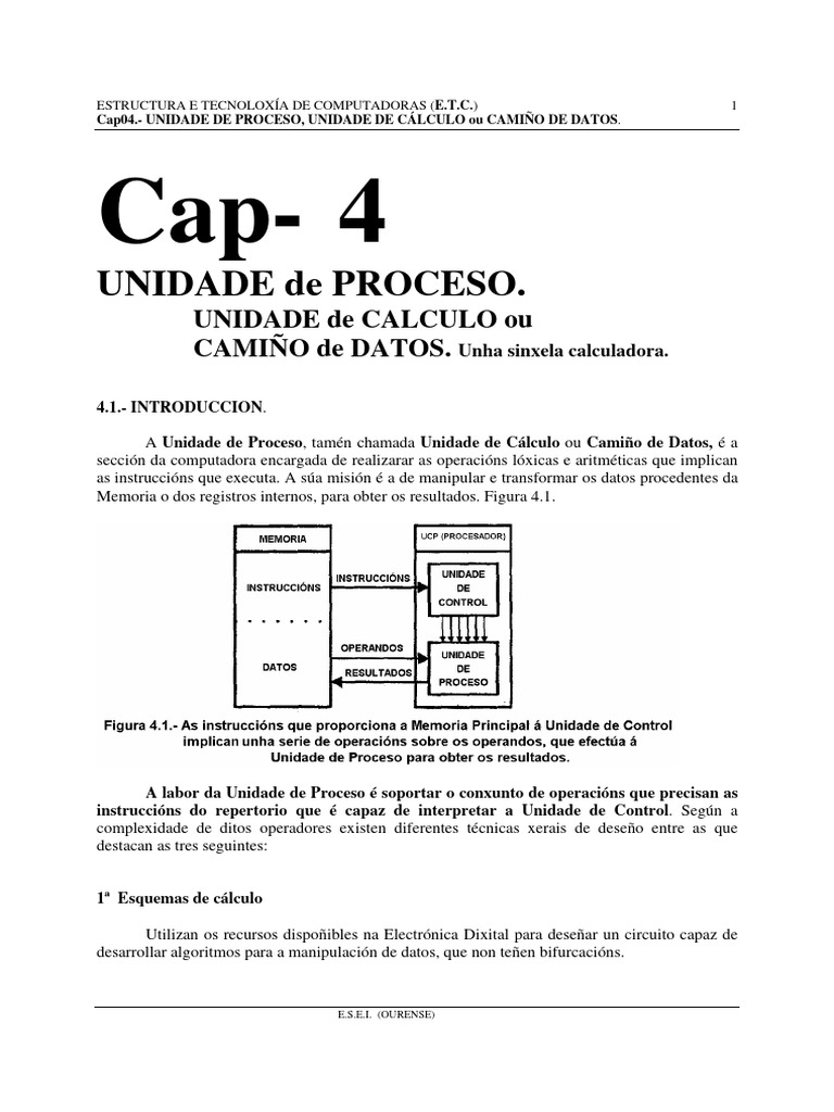 Cap04-Unidad de Proceso | PDF