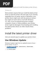 PeriPage A40 PC Driver Instruction (Windows) | PDF