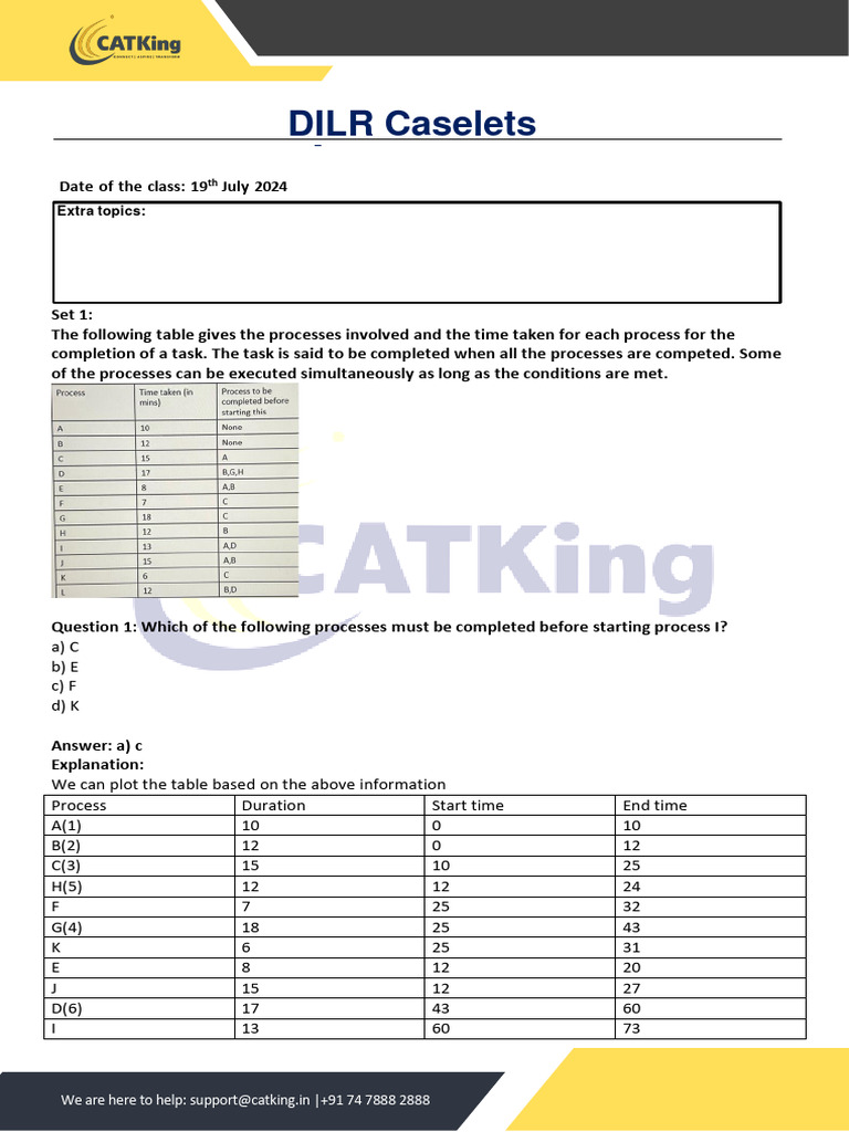 19th July - A2 - DILR Caselets | PDF | Computers