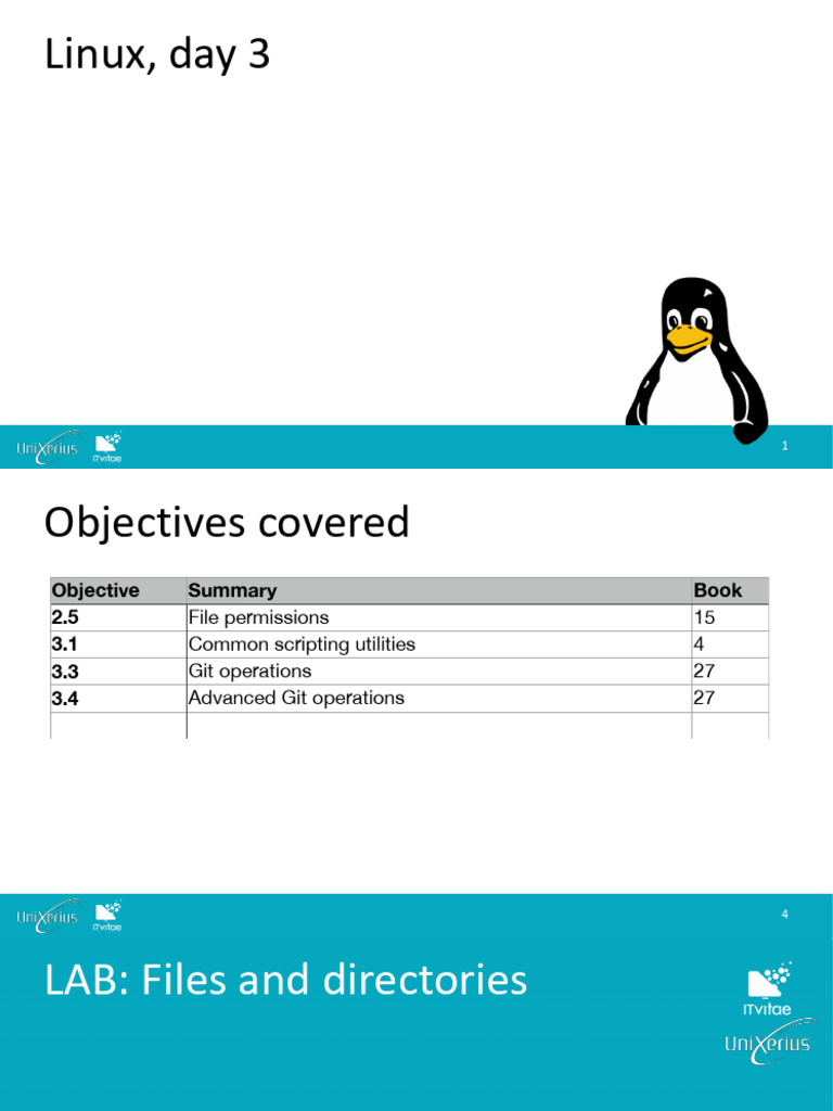 003 - Files Permissions and Git | PDF | Sudo | Computer File