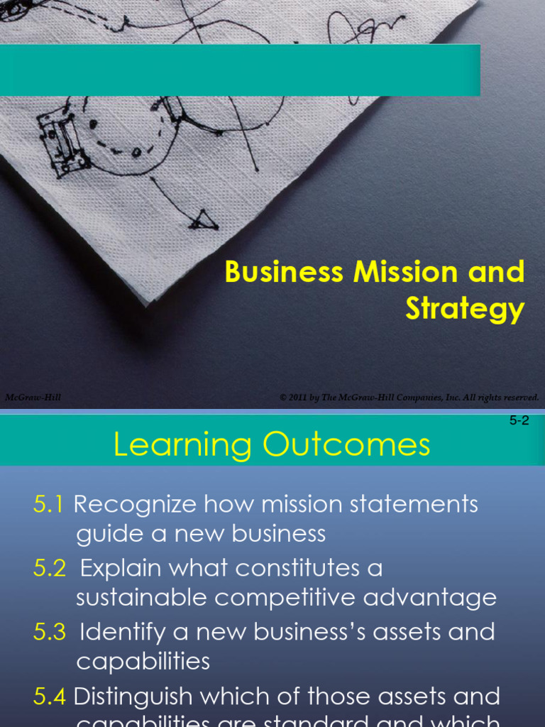 6 - Mission and Strategy | PDF | Competitive Advantage | Strategic ...