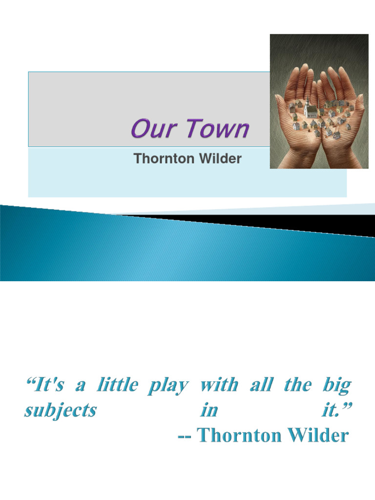 Our Town First Lecture | PDF