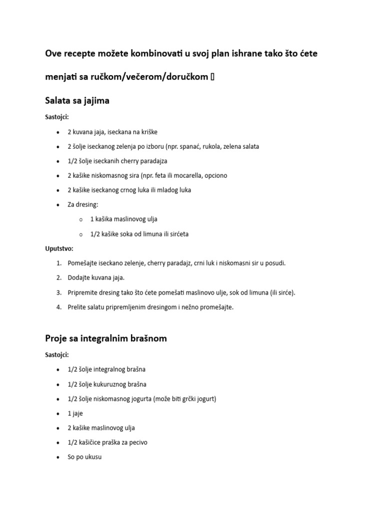 Recept I | PDF