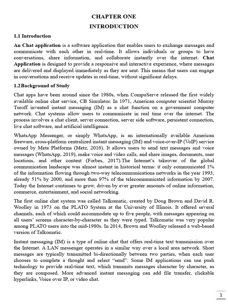TABLE OF CONTENTS Original Print | PDF | Instant Messaging | Internet