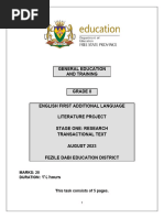 GRADE 9 Task 4 Transactional Writing 2024 | PDF