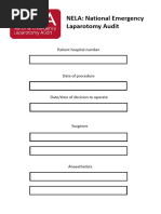 NELA Risk Calculator Overview | PDF | Blood Pressure | Clinical Medicine