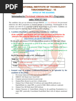 VNIT - Grade Conversion Certificate | PDF