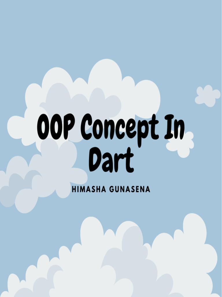 OOP concept in dart | PDF | Class (Computer Programming) | Method ... OOP concept in dart | PDF | Class (Computer Programming) | Method ...