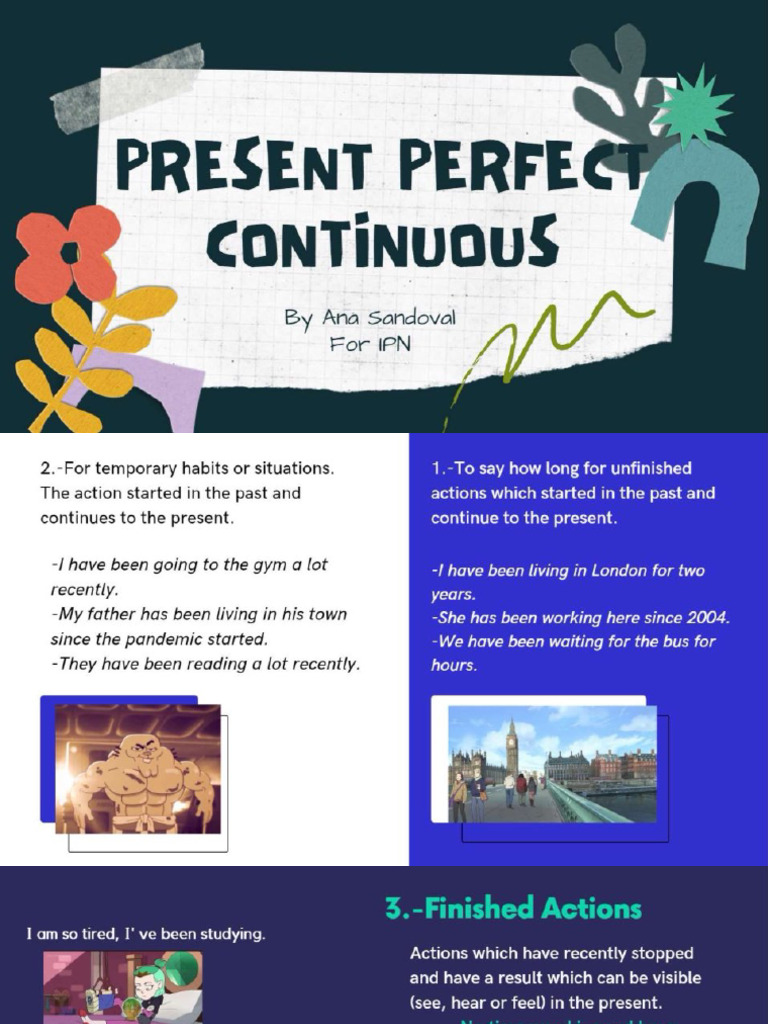 present perfect continuous | PDF