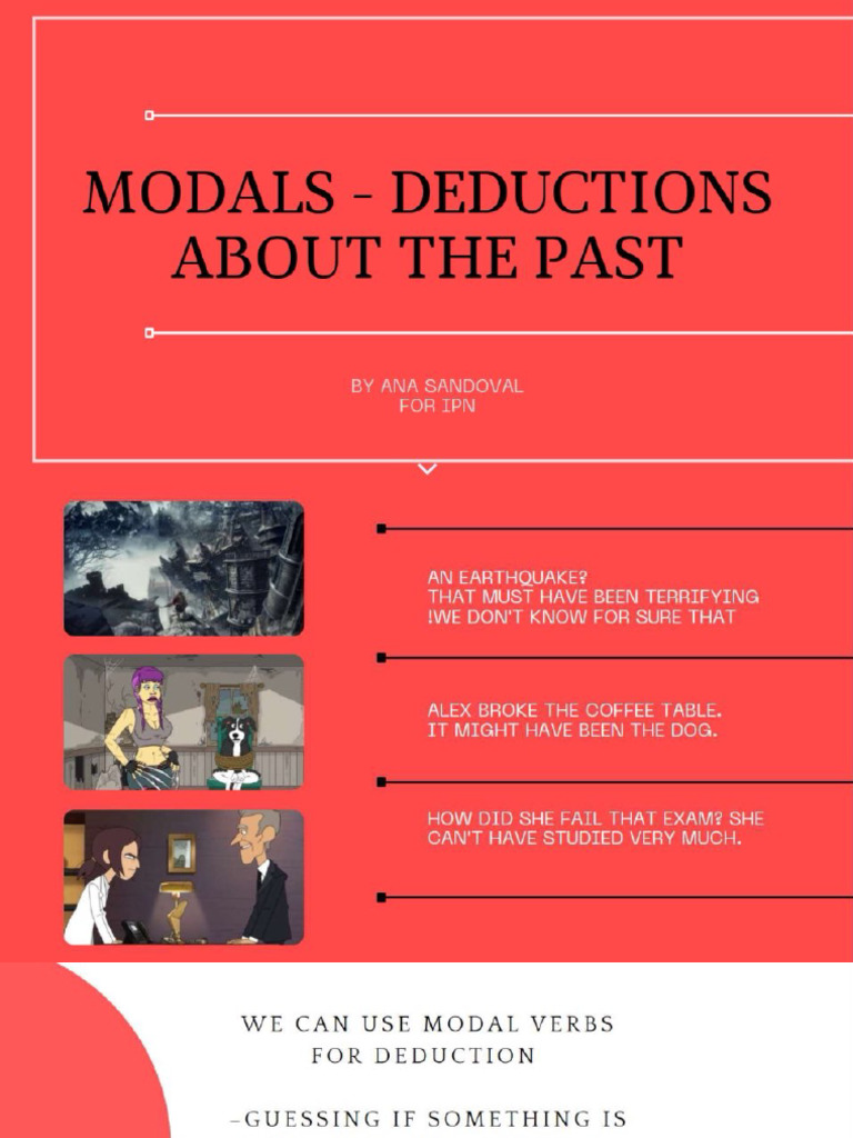 Modals - Deductions About The Past | PDF
