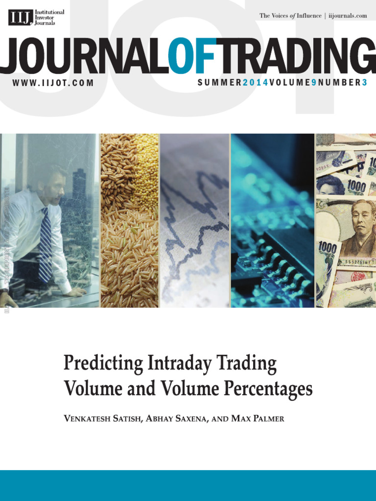 Predicting Intraday Trading Volume And Percentages Pdf Forecasting Akaike Information 