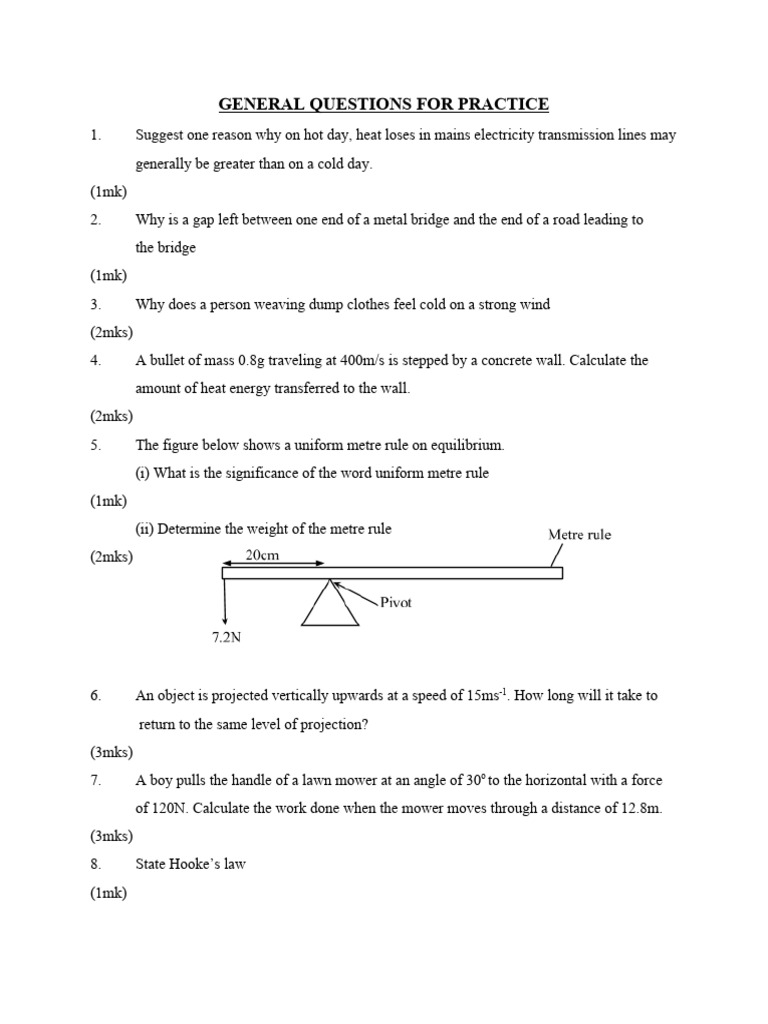 PHYSICS-FORM-1-REVISION-BOOKLET | PDF