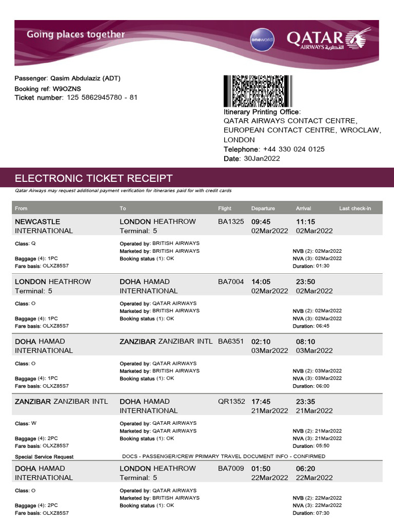 Your Electronic Receipt | PDF