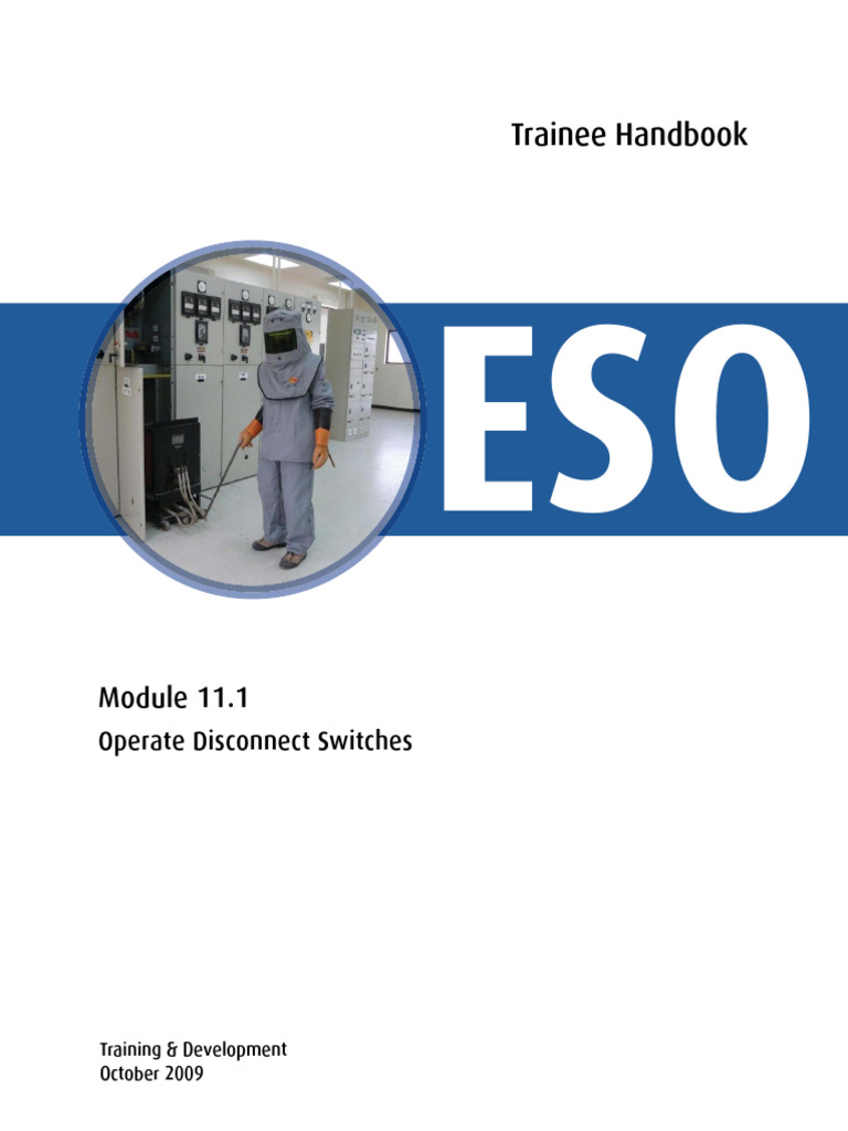 Eso Module 111 | PDF | Electrical Substation | Switch