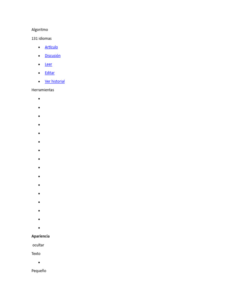 Algoritmo | PDF | Algoritmos | Matemáticas