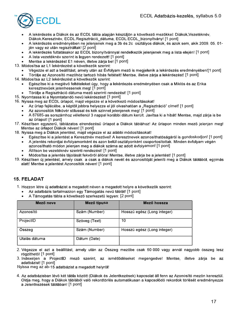 Ecdl - , Syllabus 5.0 | PDF