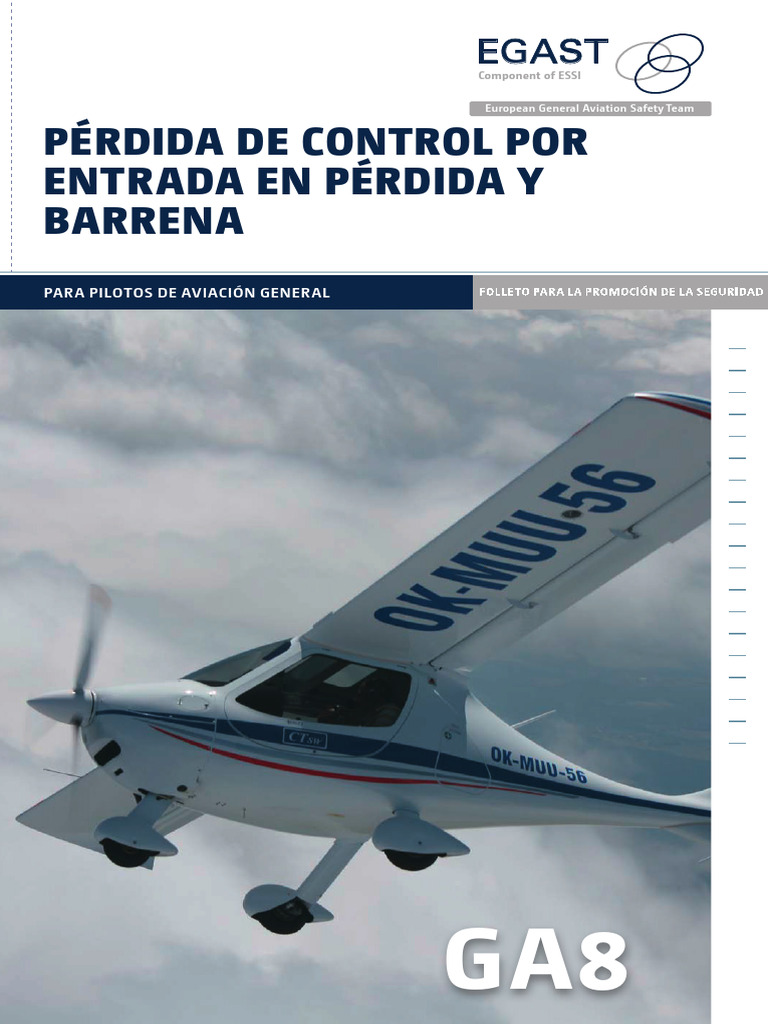 Ga08 Perdida de Control Por Entrada en Perdida y en Barrena | PDF | Levantar (Fuerza) | Avión
