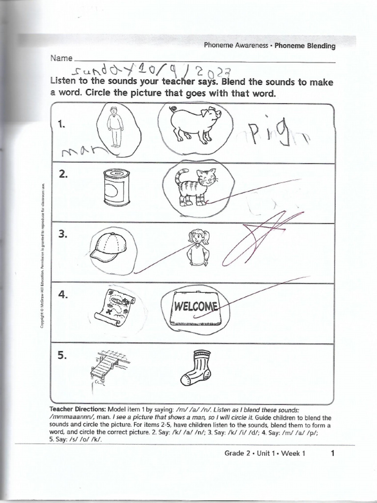 Practice Book Gr.2 Unit1 Part1 | PDF