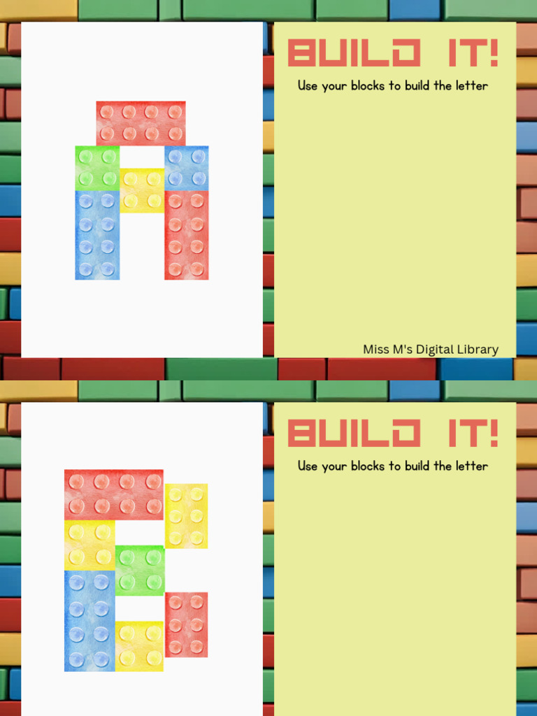 Build Letters and Numbers with Blocks | PDF | Social Science | Computers