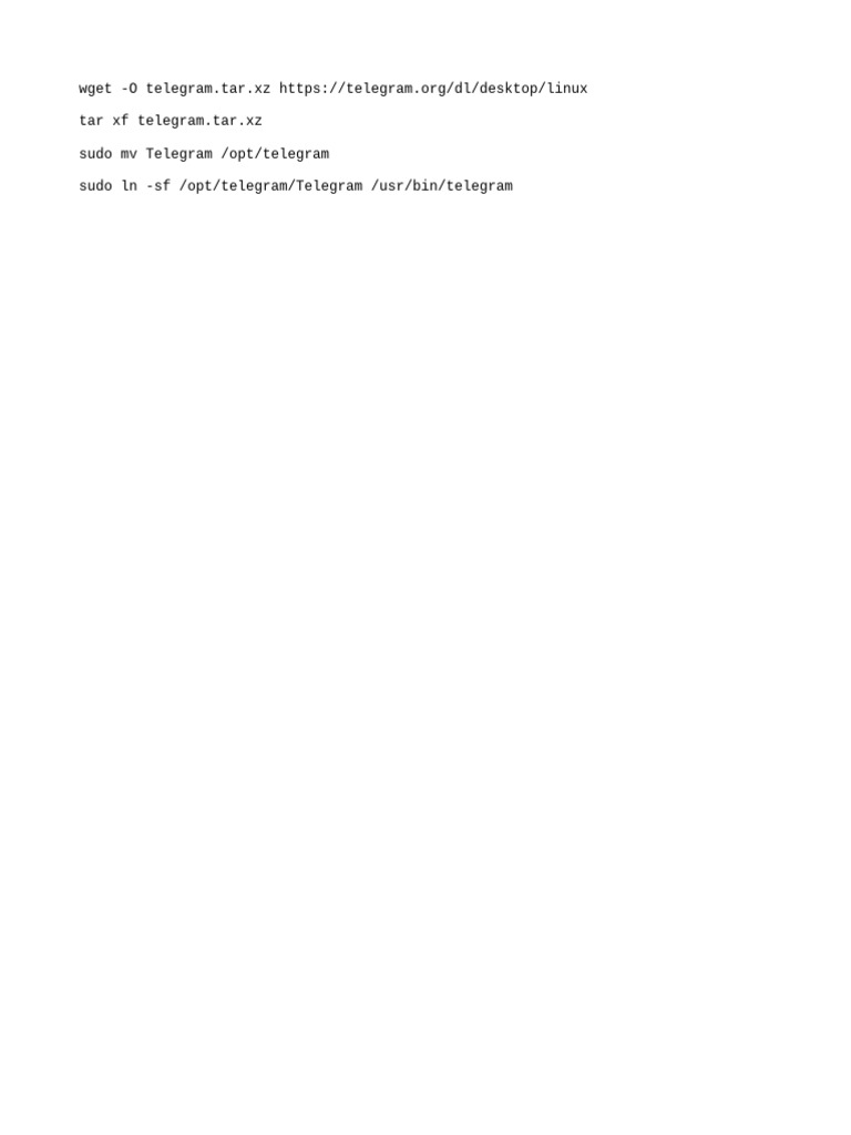 Telegram For Kali Linux | PDF
