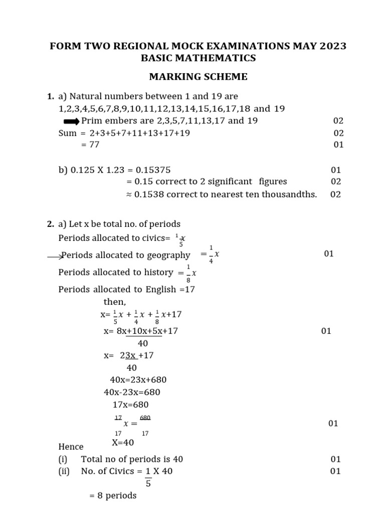 f2 Basic Mathematics Ms | PDF | Trigonometry | Mathematics