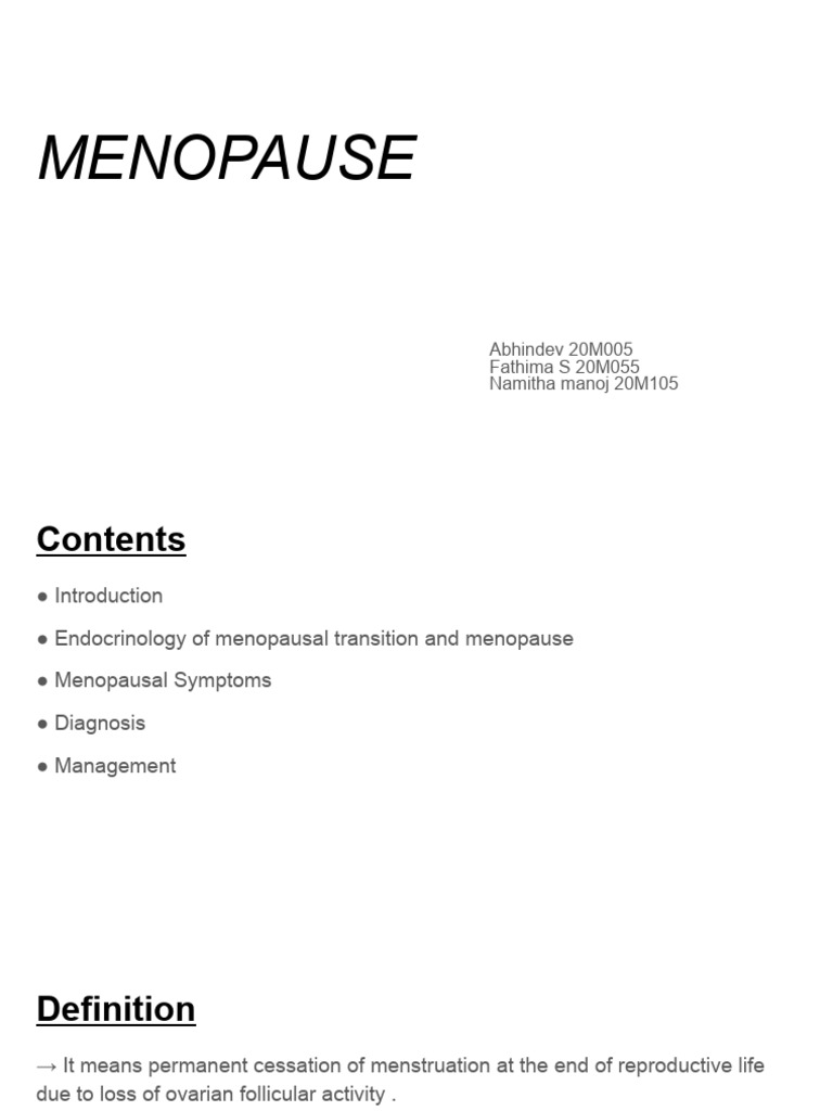 Menopause | PDF | Hormone Replacement Therapy | Estradiol