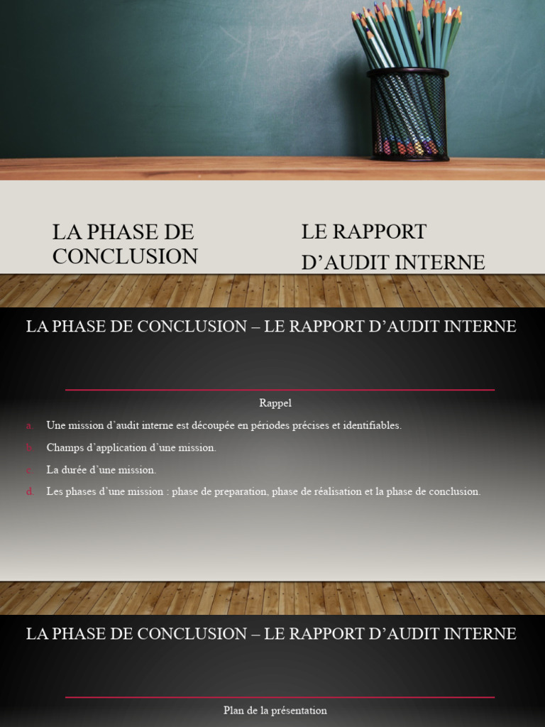 Rapport D'audit Interne | PDF | Audit | Audit interne