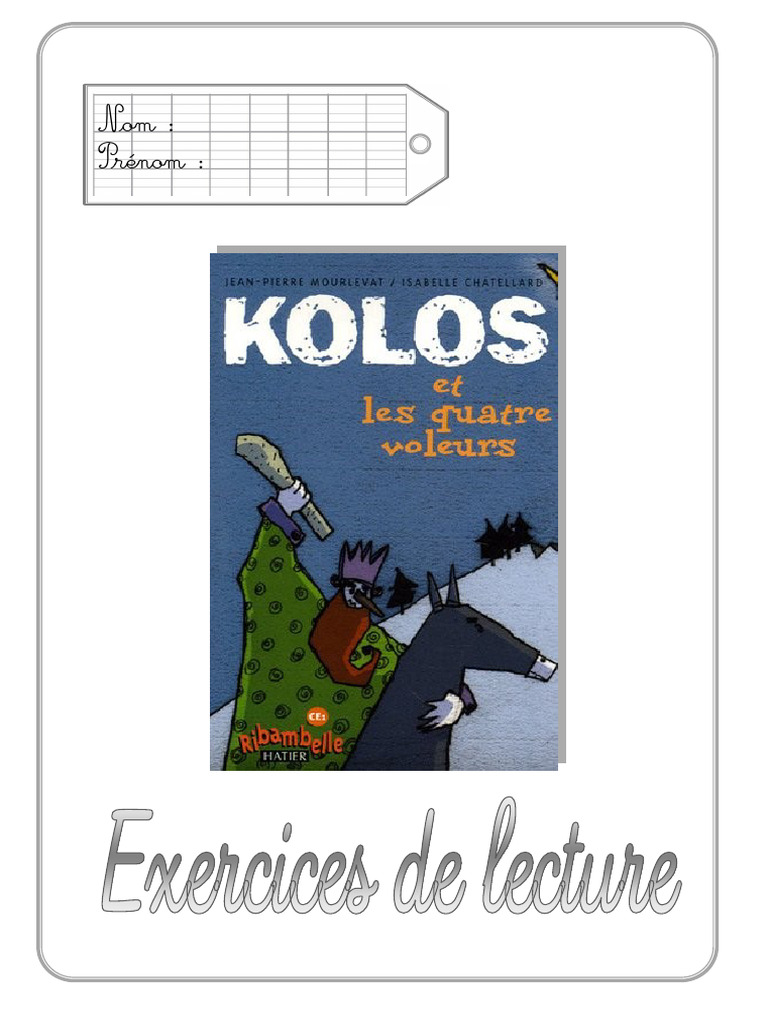 Kolos Et Les 4 Voleurs - Exploi Peda | PDF