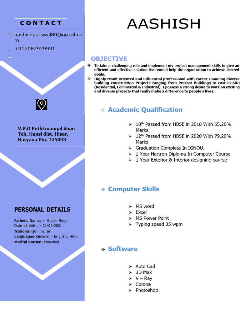 Aashish Resume | Download Free PDF | Computing
