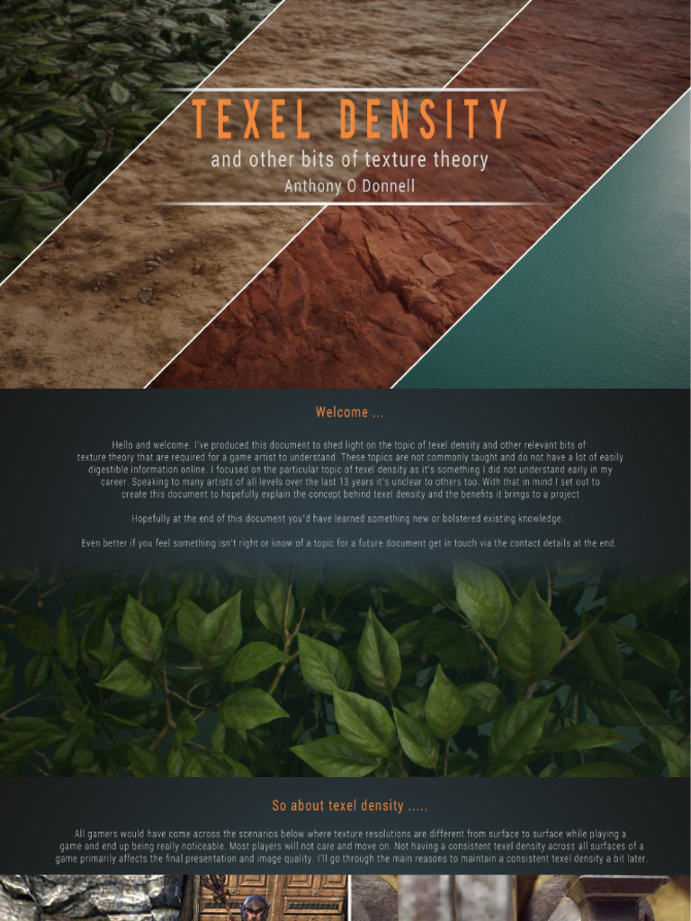 Texel Density and Other Texture Theory | PDF