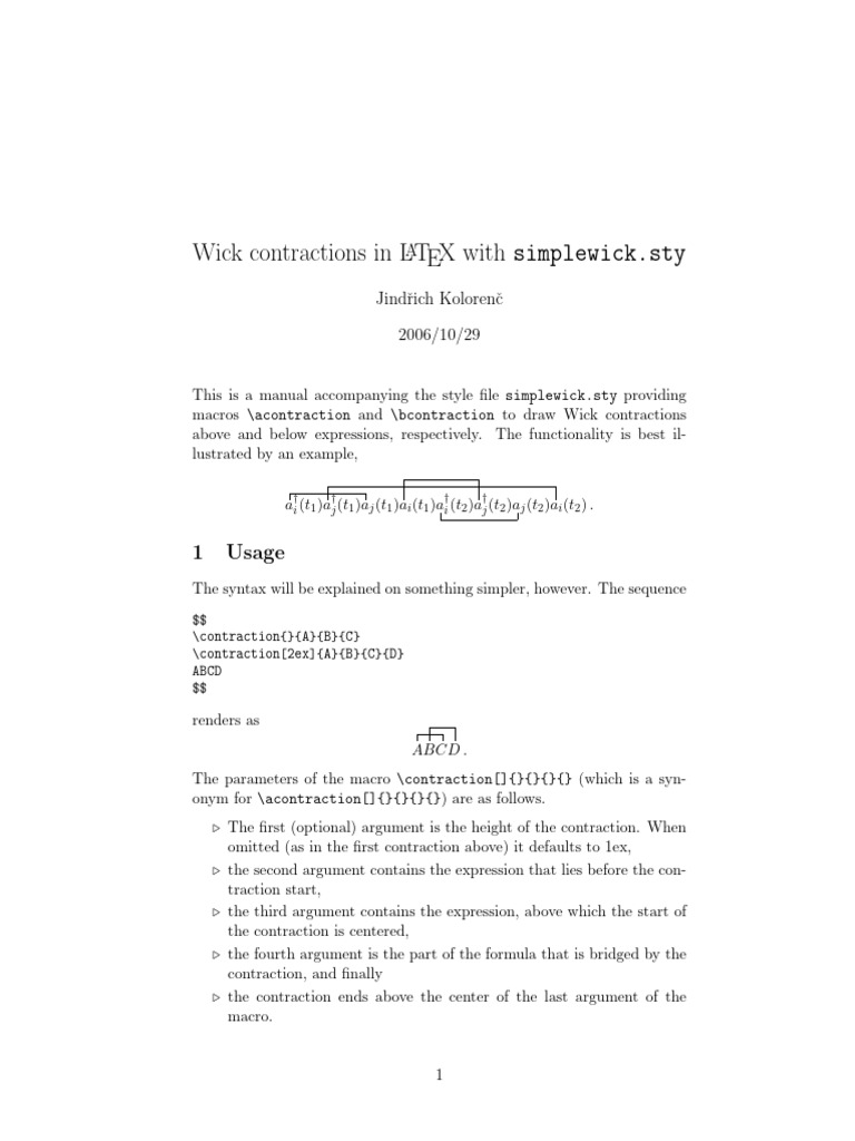 Simple Wick | PDF | Software | Computer Science