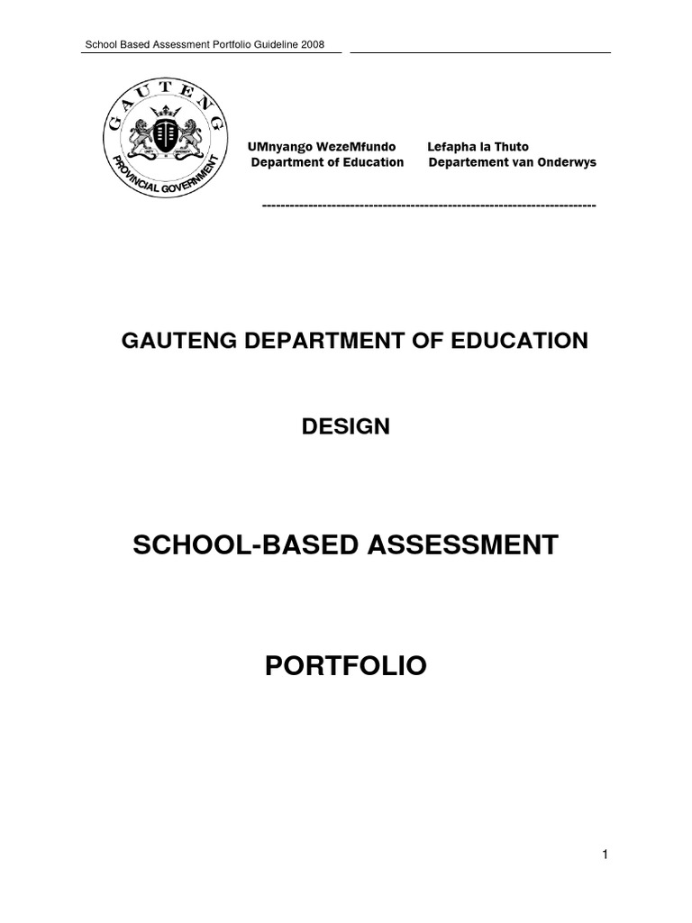 Grade 12 Portfolio Assessment Guidelines | PDF | Educational Assessment ...