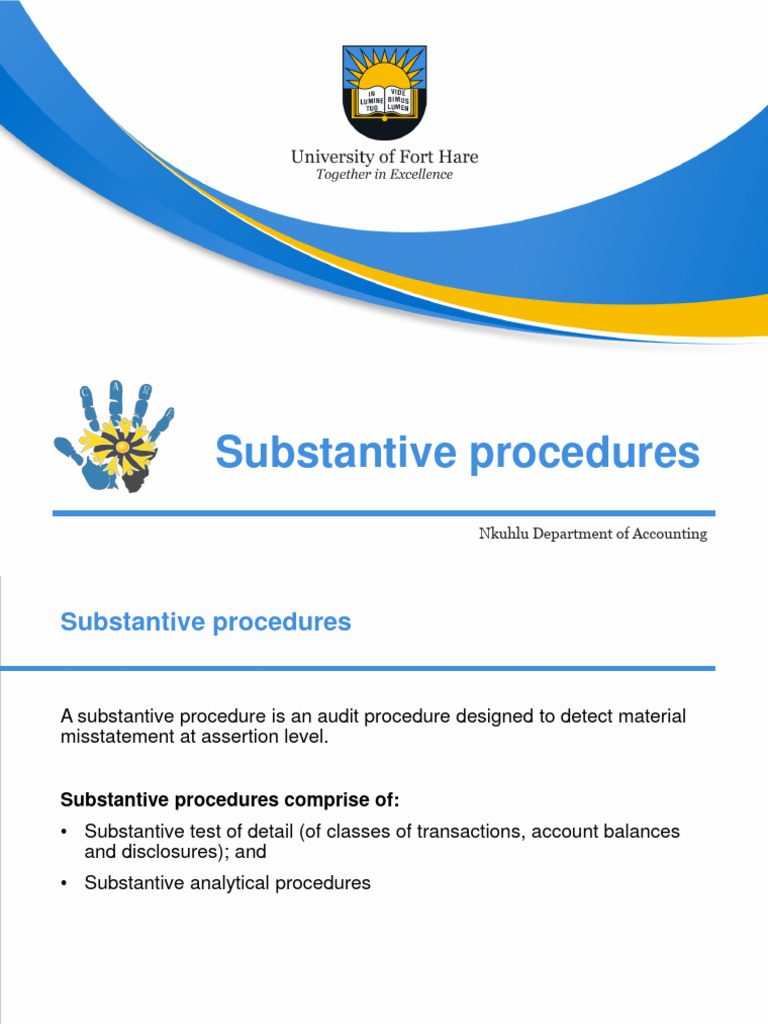 3. Substantive Procedures | Download Free PDF | Lease | Audit