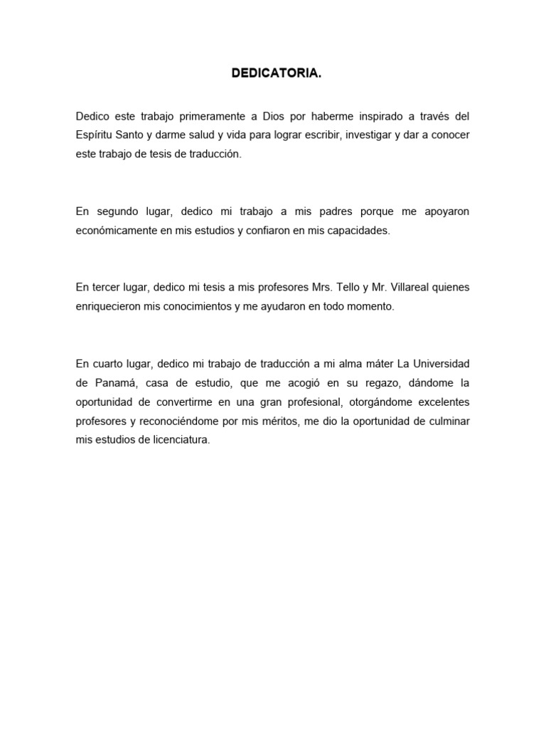 DEDICATORIA | PDF