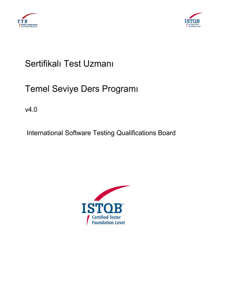 ISTQB v40 TR | PDF