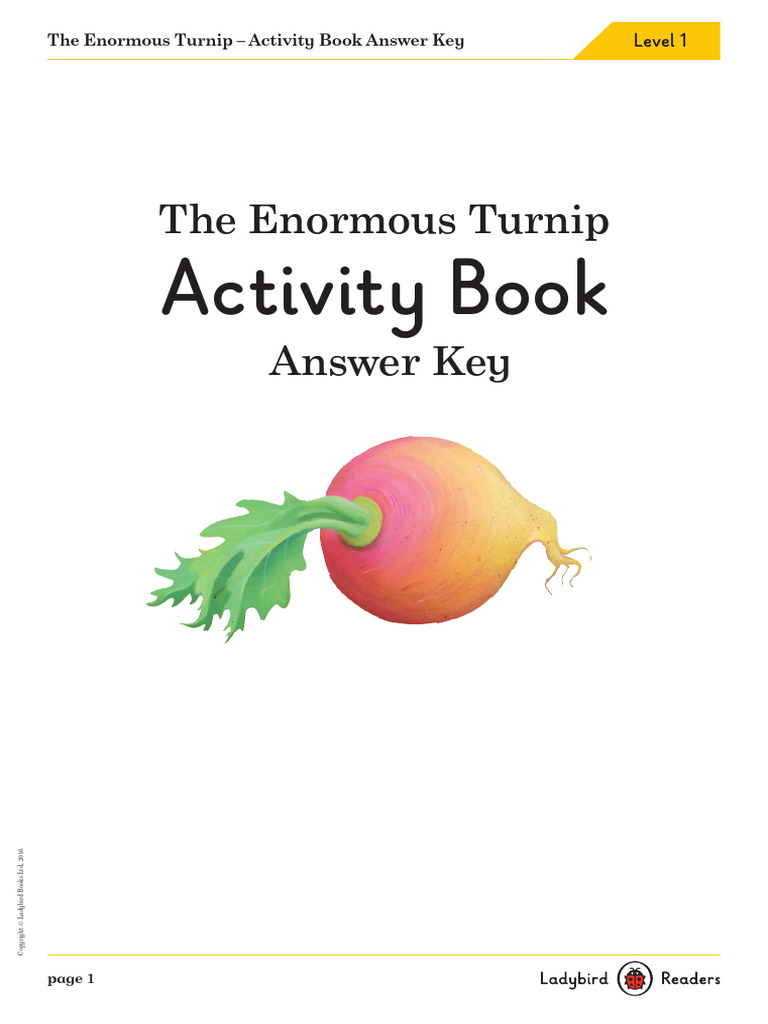 The Enormous Turnip Activity Book and Play V2 | PDF