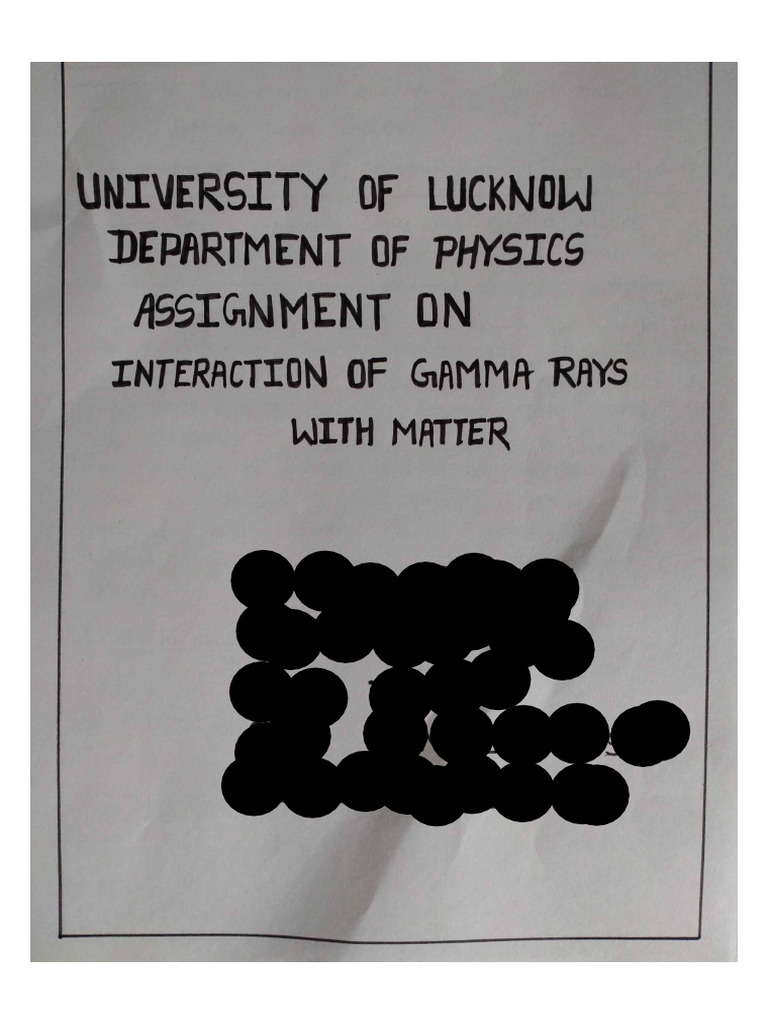 Assignment Nuclear Physics | PDF