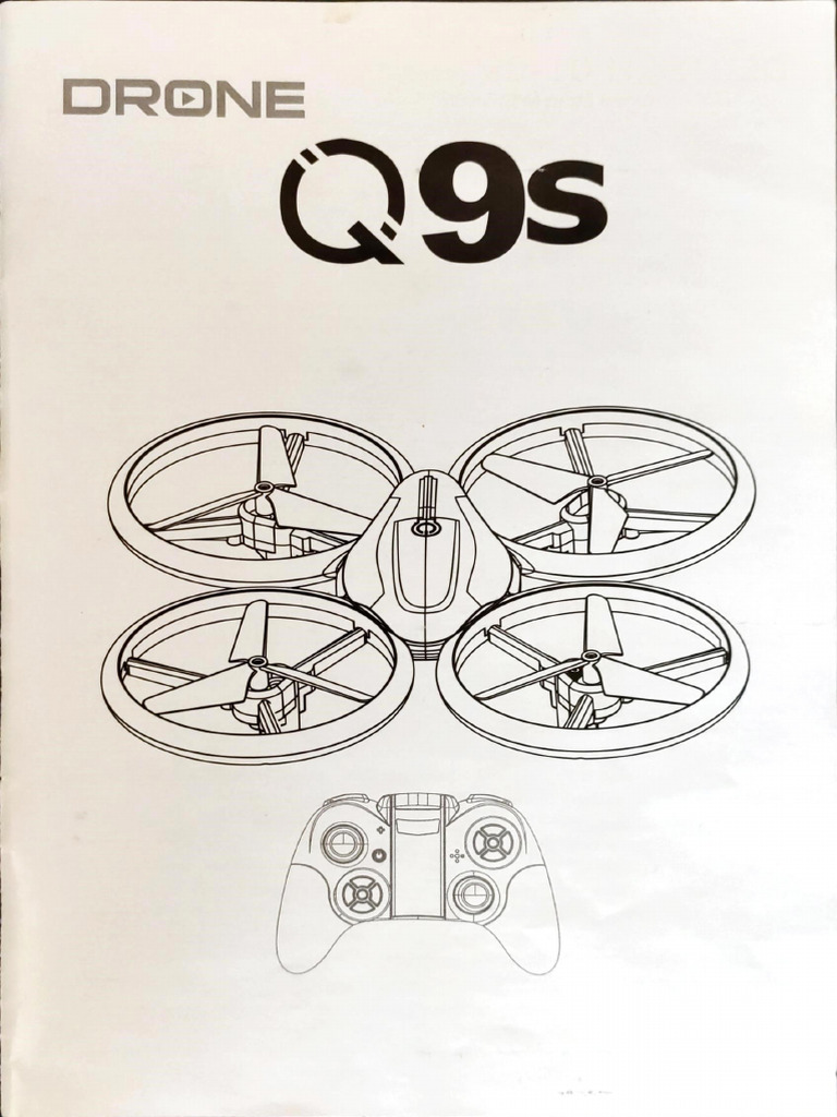 Manual Drone Q9s | PDF | Vehículo aéreo no tripulado | Cambiar