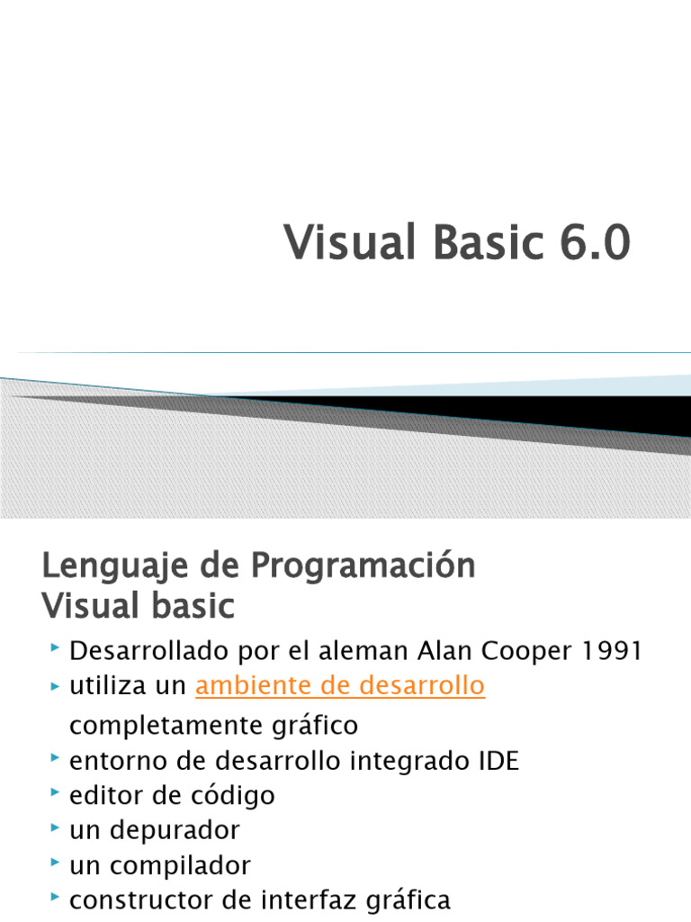 Visual Basic 6 | PDF | Básico | Variable (informática)