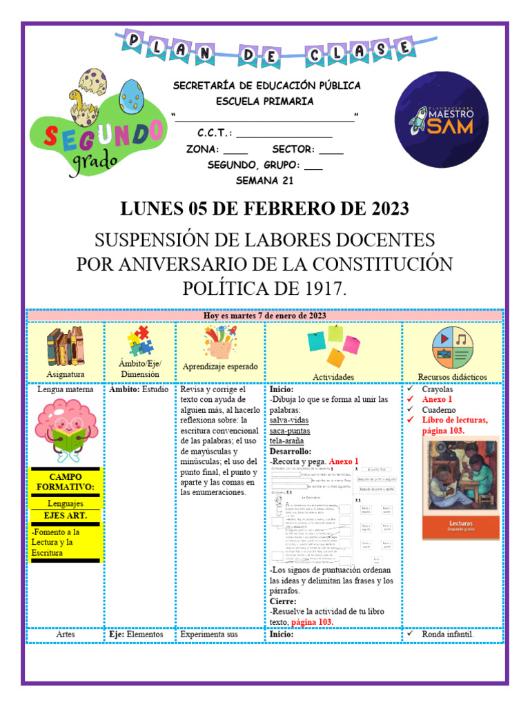 Segundo Semana 21 | PDF | Aprendizaje