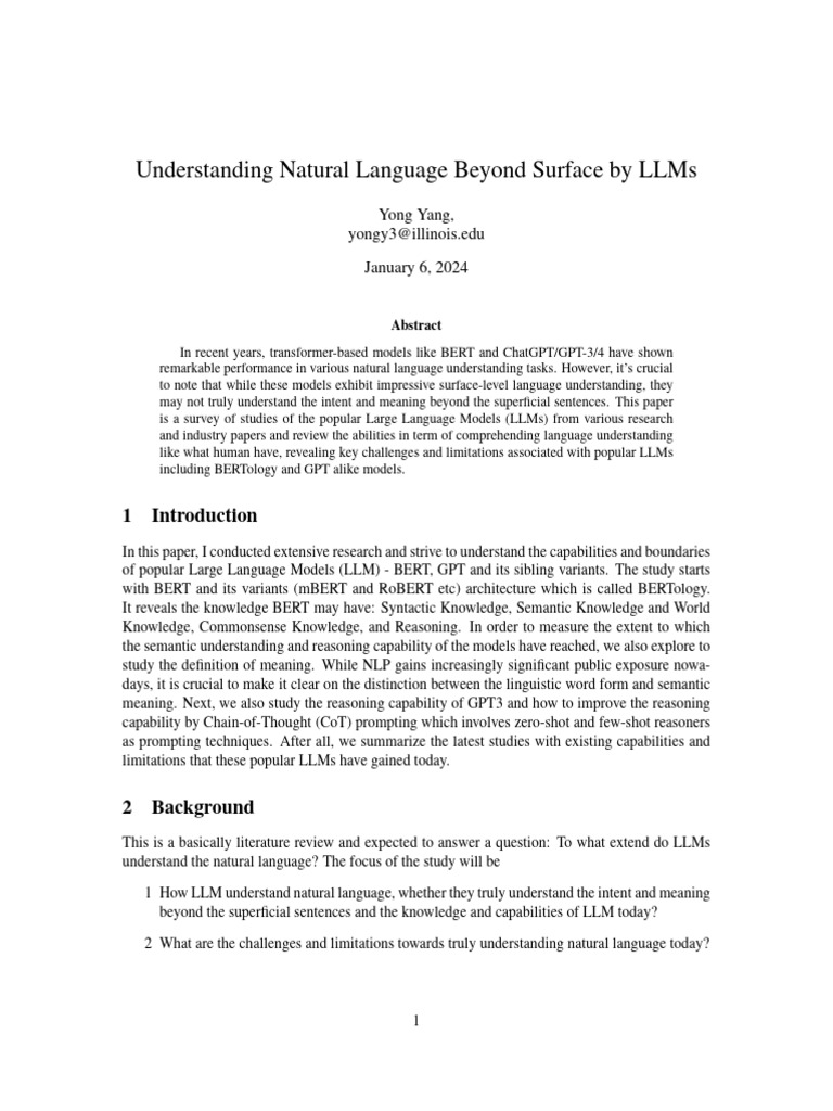 Understanding Natural Language | PDF | Semantics | Information