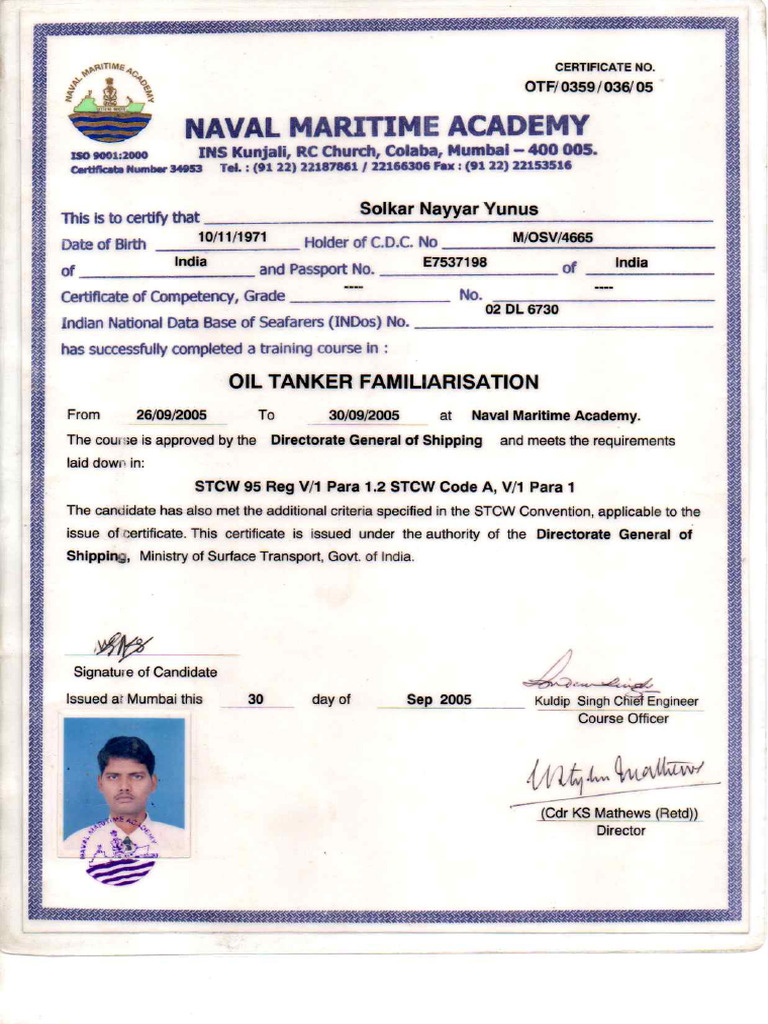 Oil Tanker Familarization | PDF