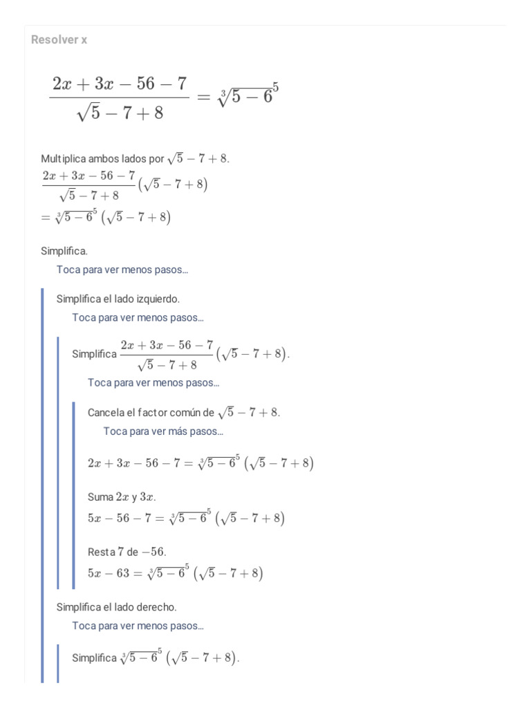 Mathway - Solucionador de Problemas de Álgebra | PDF | Matemáticas ...