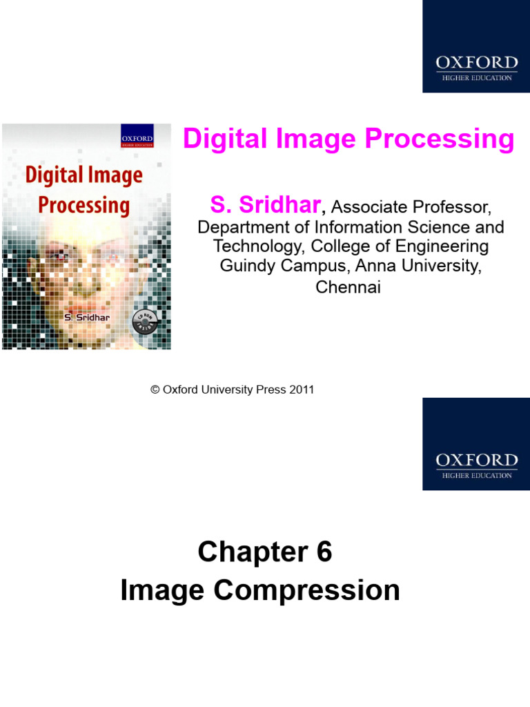 DIP-Unit4-1-Image Compression | PDF | Data Compression | Algorithms